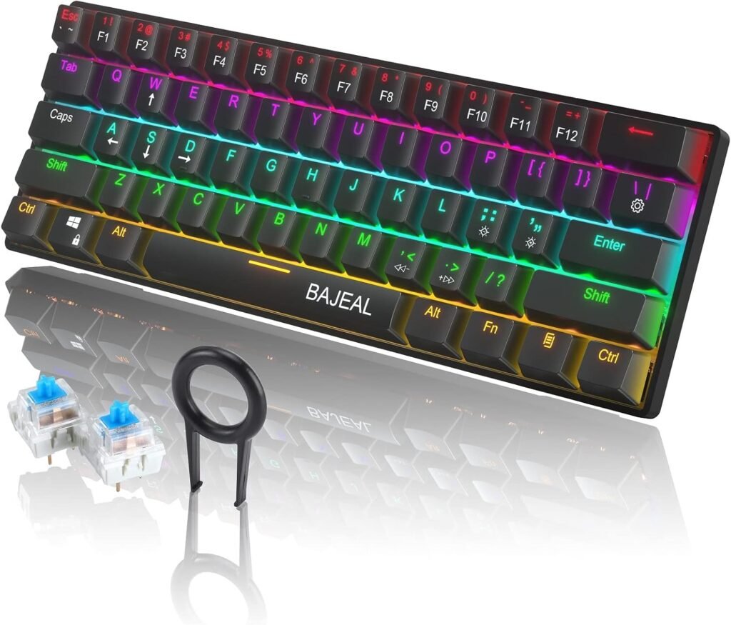 Compact 60% Mechanical Keyboard with Blue Switches – Confort | Osaka PC ...